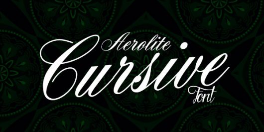 35+ Best Cursive Fonts - Free Download - PSD Templates Blog