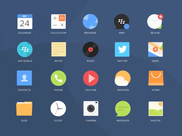 Blackberry Icons Set Free PSD Download - All-in-One Guide - PSD ...