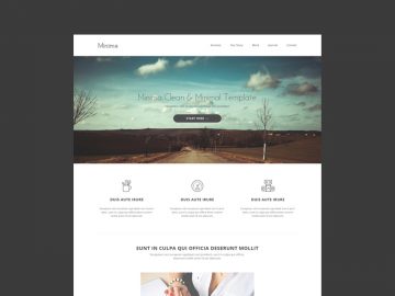 62 Free Bootstrap 3 HTML5 and CSS3 Website Templates