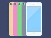 Flat iPod Touch Mockup in 5 Different Colors - Free PSD - PSD Templates ...