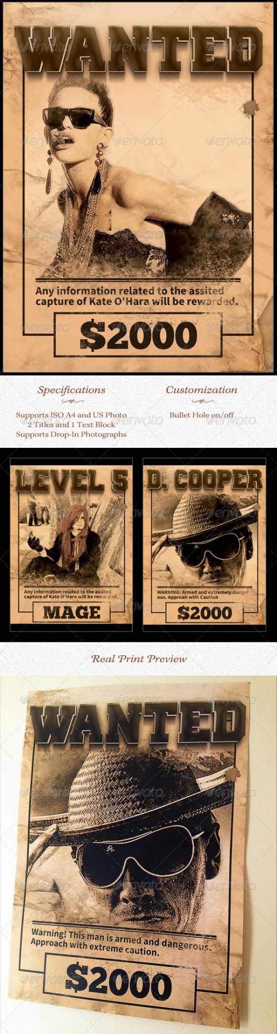 15+ Best Wanted Poster Templates PSD Download - In-depth Overview - PSD ...