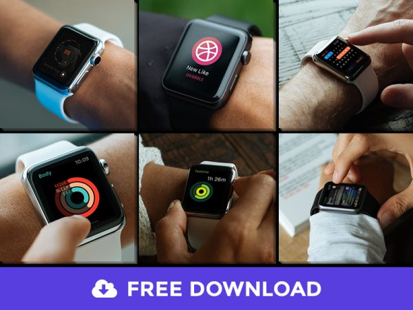 45+ Free Apple Watch PSD Mockup for Designers - PSD Templates Blog
