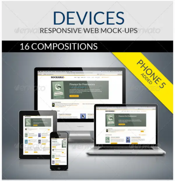 25+ Best Screen Mockup PSD Templates For Designers - In-Depth Overview ...