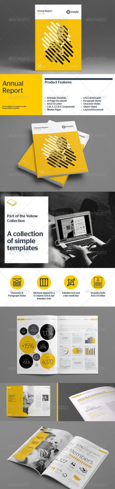 32+ InDesign Annual Report Templates For Corporate Businesses