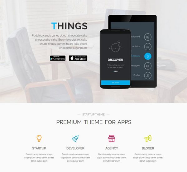 17+ Stunning App Showcase WordPress Themes for App Developers - Full ...