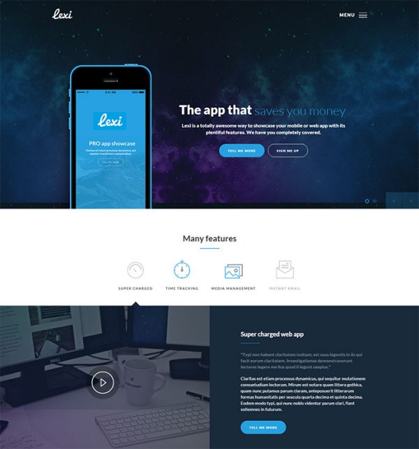17+ Stunning App Showcase WordPress Themes for App Developers - Full ...