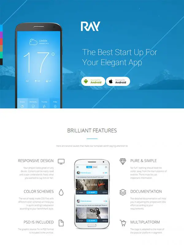 17+ Stunning App Showcase WordPress Themes for App Developers - Full ...