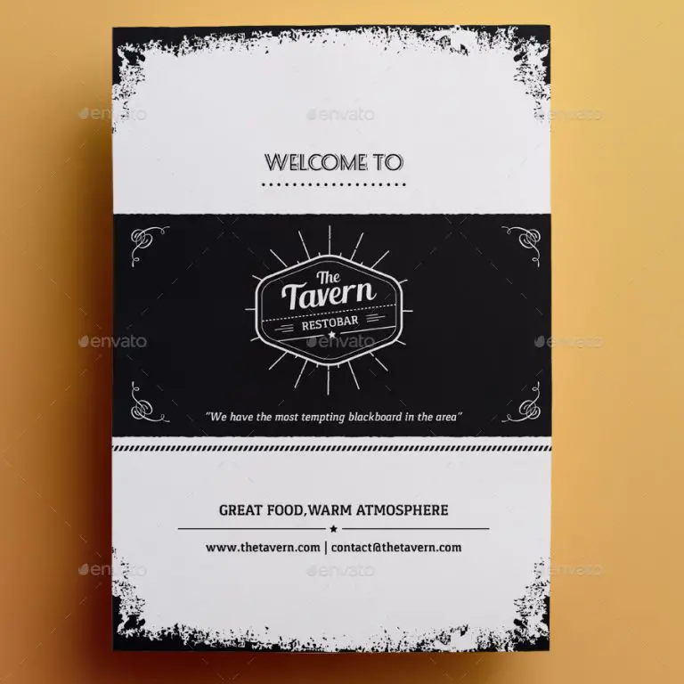 40+ PSD & InDesign Food Menu Templates for Restaurants - PSD Templates Blog