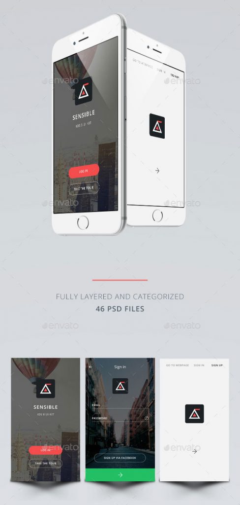 45+ Professional PSD Mobile App UI Design Templates - Overview
