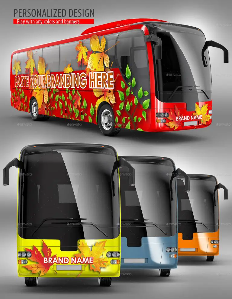 12+ Best Bus Mockup PSD For Bus Advertising - All-in-One Guide - PSD ...