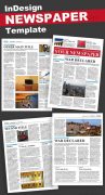 35+ Best Newspaper Templates in InDesign and PSD Formats - Full Guide ...