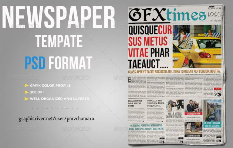 35+ Best Newspaper Templates in InDesign and PSD Formats - Full Guide ...