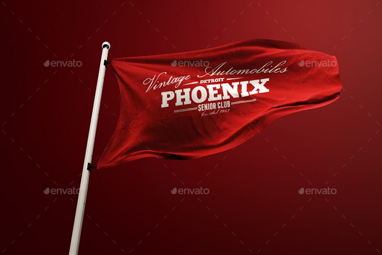 21+ Realistic PSD Flag Mockup Designs to Showcase Your Designs - Full Guide