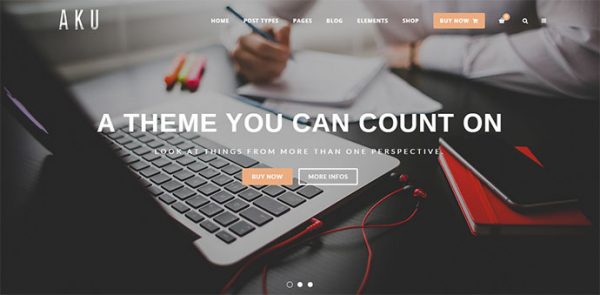19+ Awesome WordPress Themes with Large Typography - Extensive Guide ...