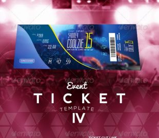 46+ Print Ready Ticket Templates PSD for Various Types of Events - Full ...