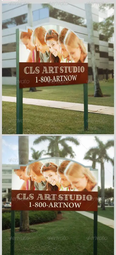 22+ Best Signage Mockup in Photoshop PSD Formats - Full Guide - PSD ...