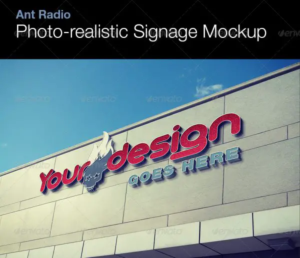 22+ Best Signage Mockup in Photoshop PSD Formats - Full Guide - PSD ...