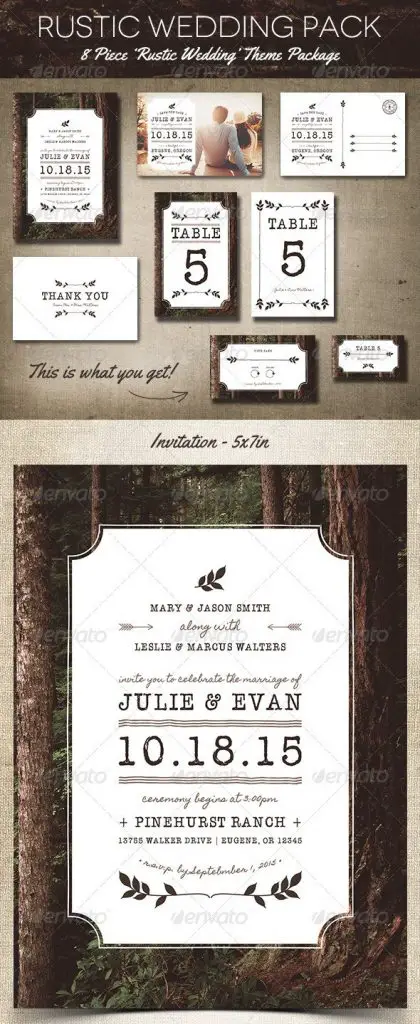 37+ Awesome PSD & InDesign Wedding Invitation Template Designs ...