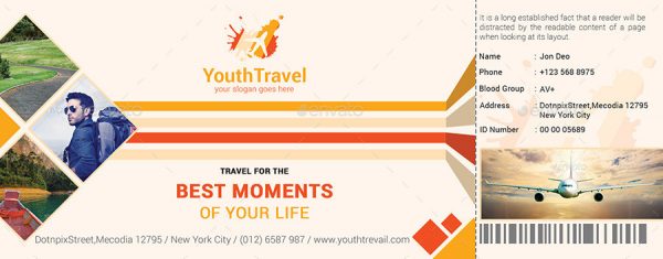 46+ Print Ready Ticket Templates PSD for Various Types of Events - Full ...