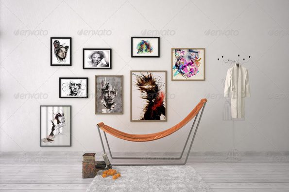 23+ Best Wall Art Mockup PSD Designs For Artists and Designers - In ...